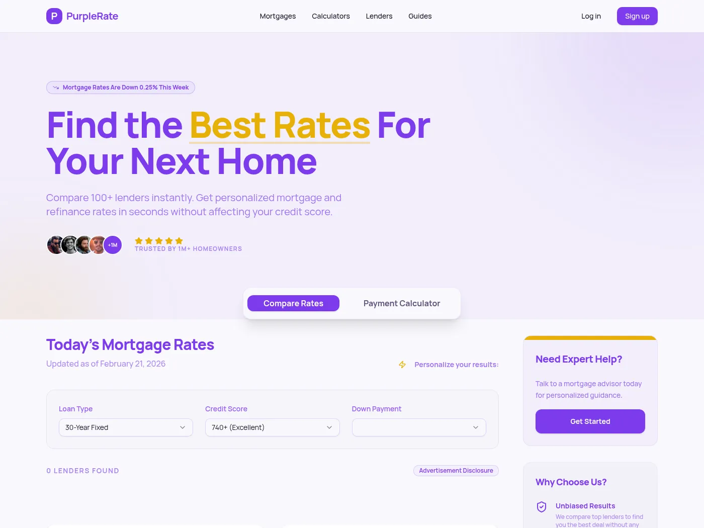 Purple Rate Finder