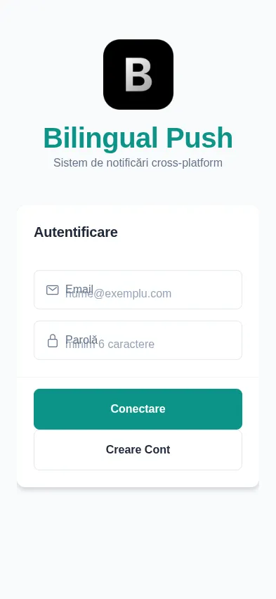 Bilingual Push App