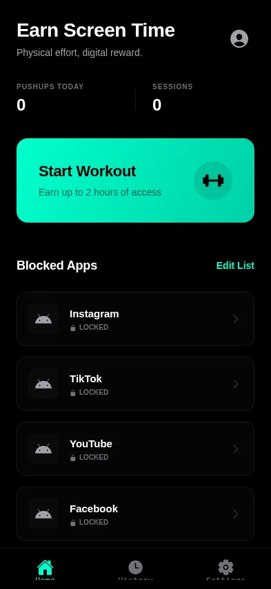 PushUp Unlocker