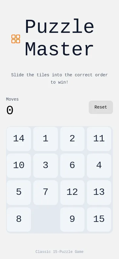 Puzzle Game App