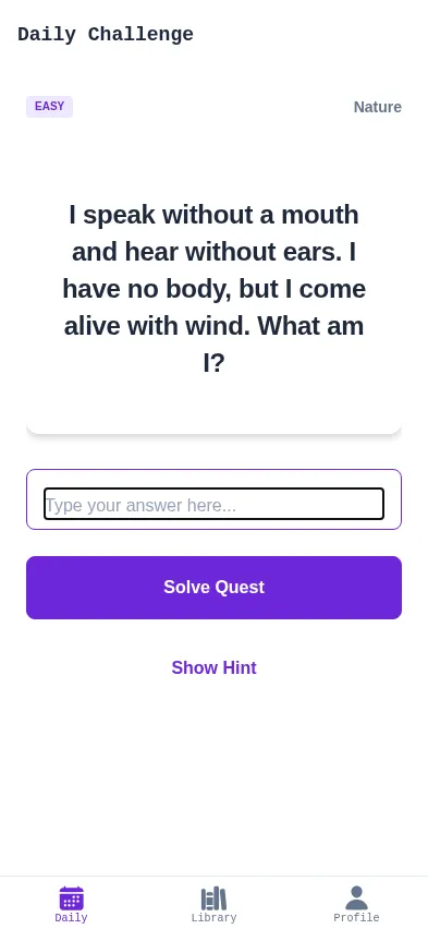 PuzzleQuest App