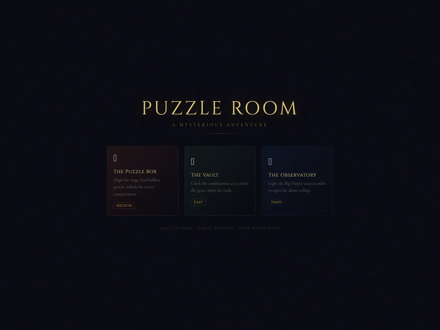 Puzzle Room 3D