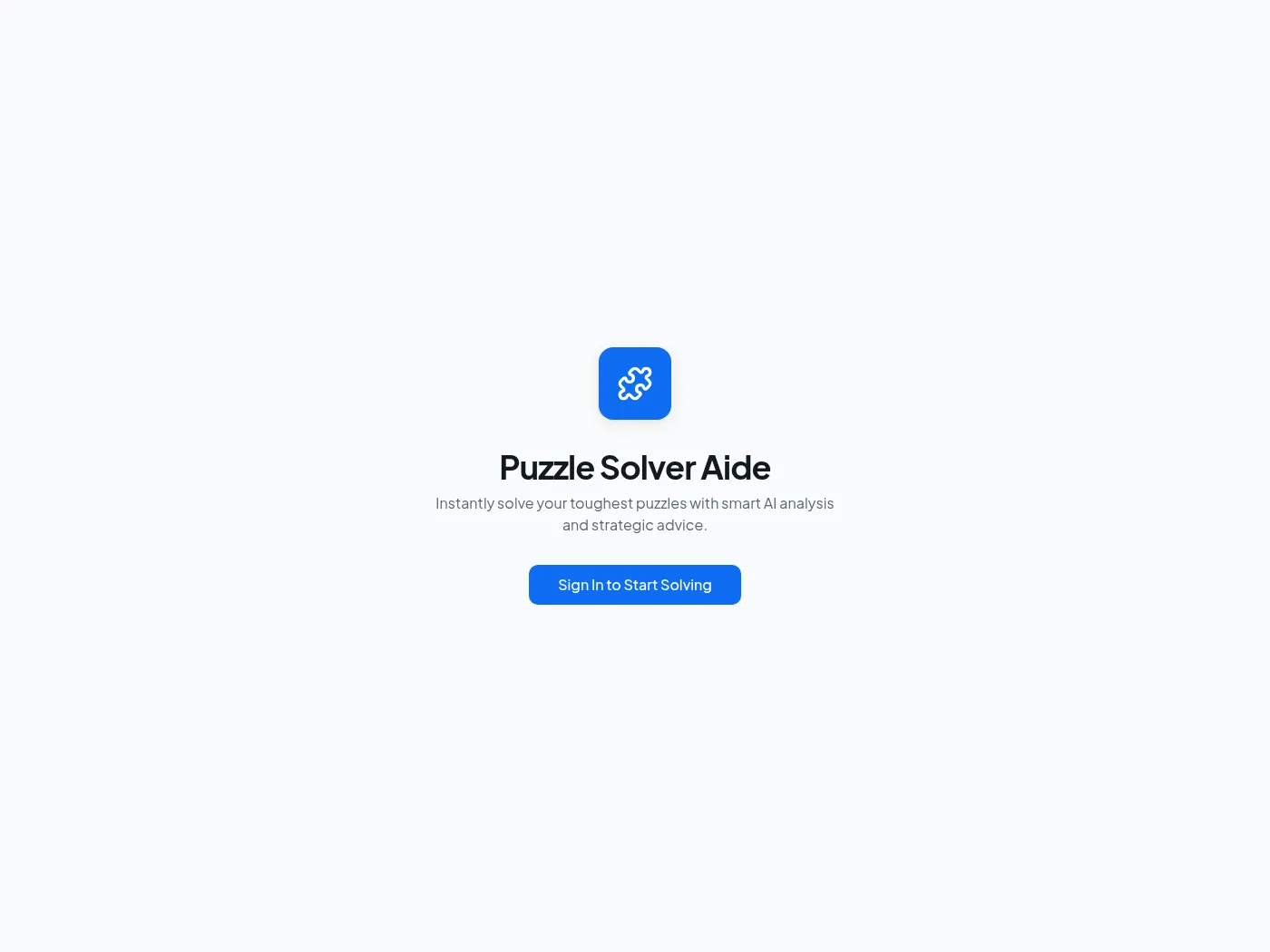 Puzzle Solver Aide
