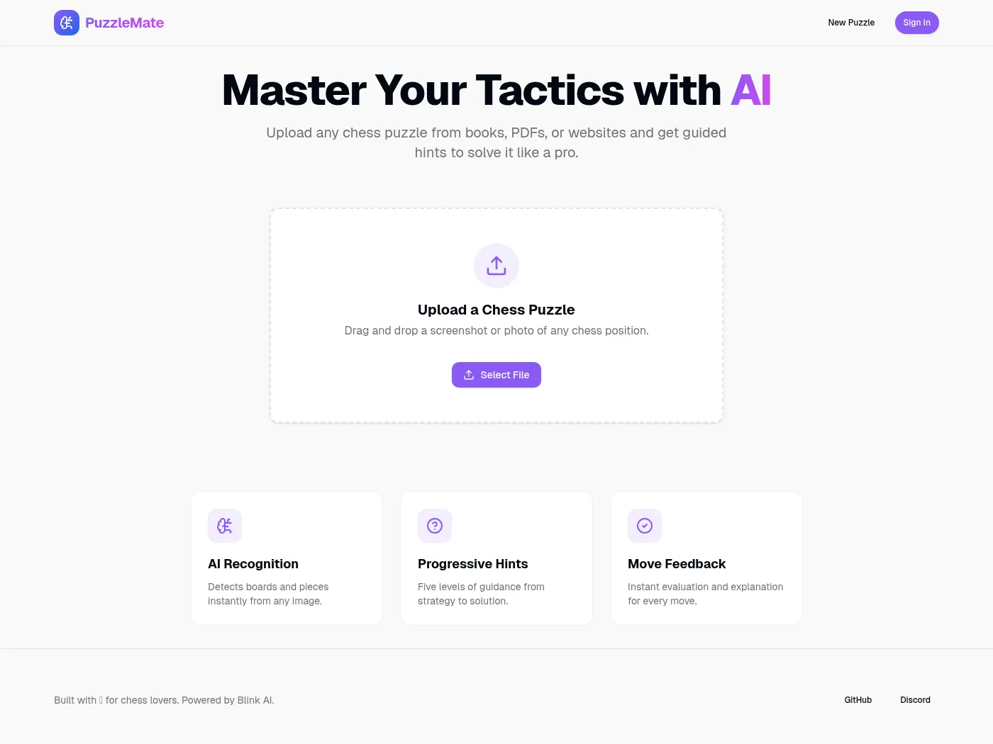 PuzzleMate Chess Helper