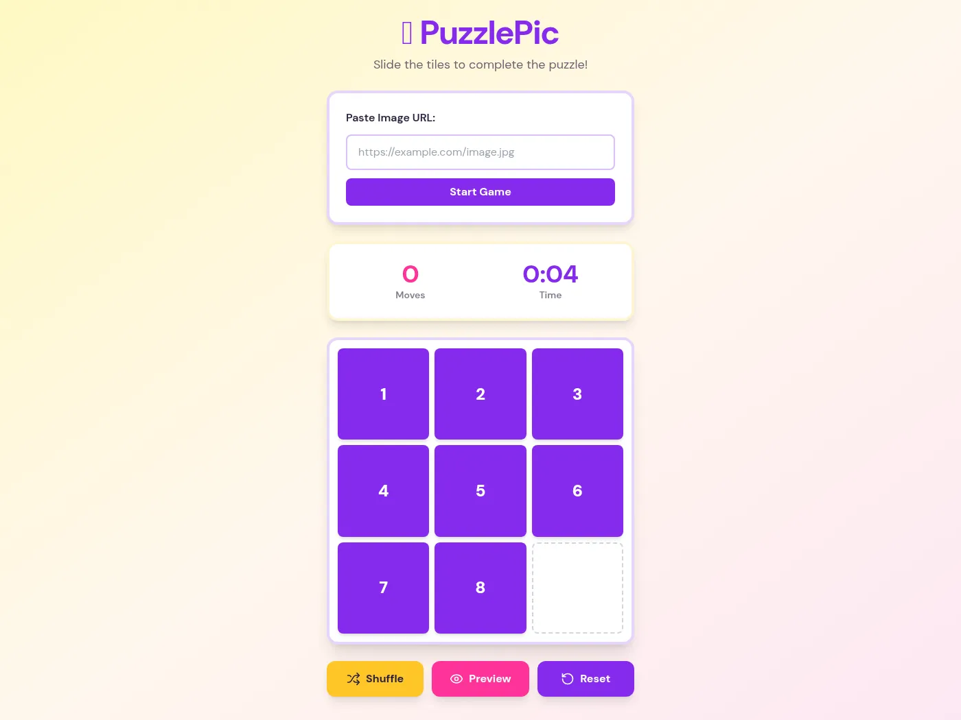PuzzlePic Slider