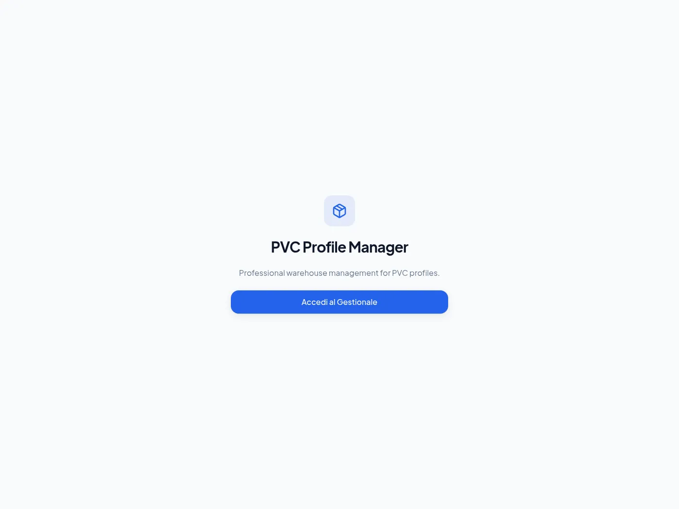 PVC Profile Manager