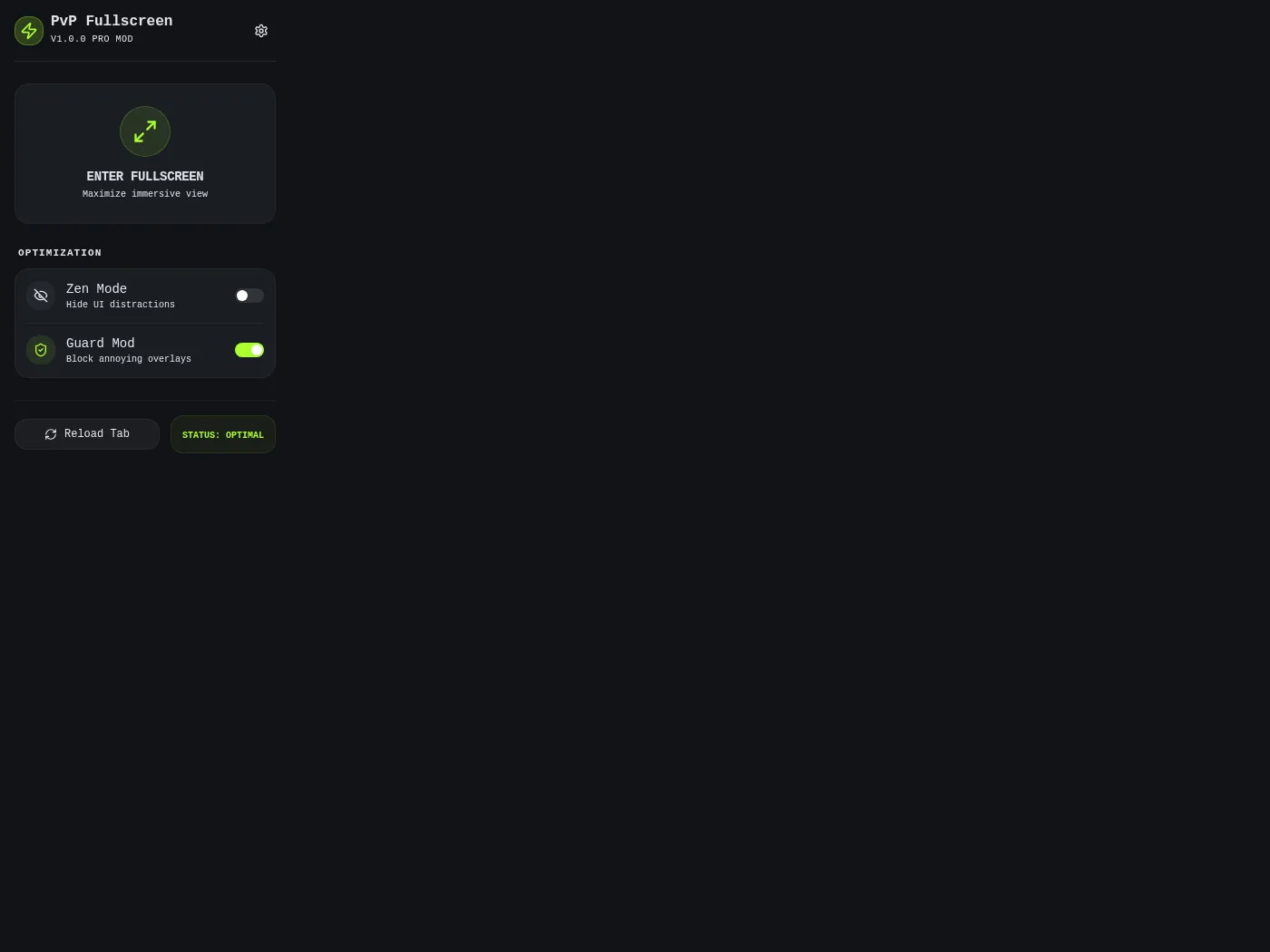 PvP Fullscreen Mod