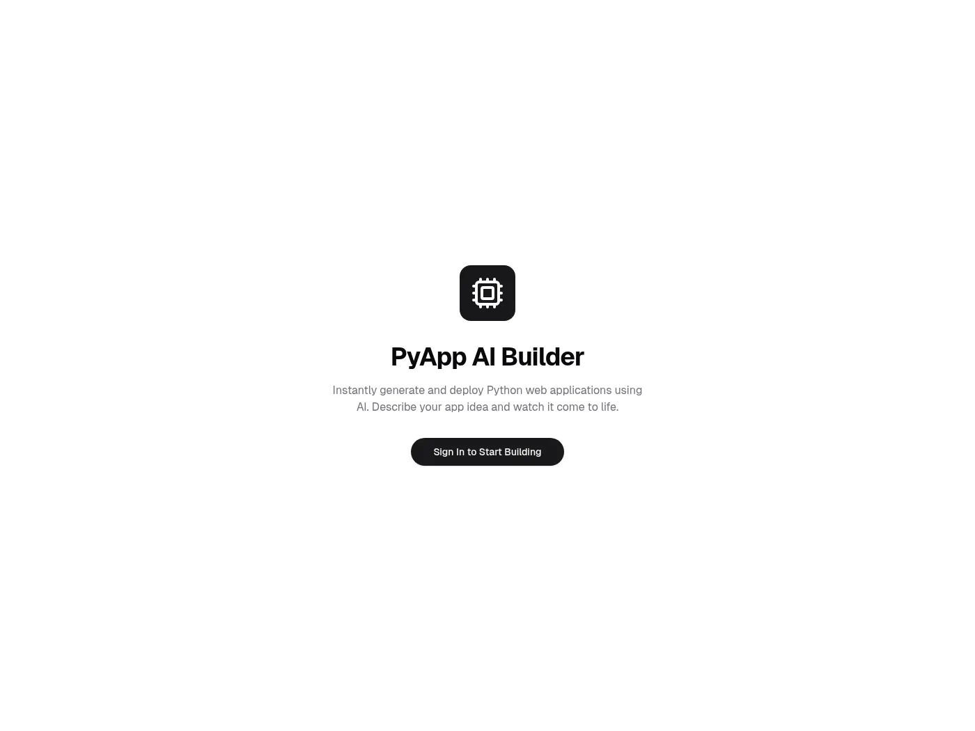 PyApp AI Builder