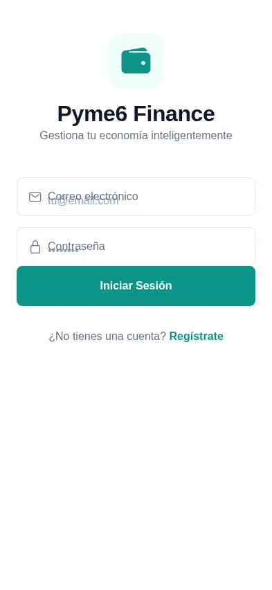 Pyme6 Finance Tracker
