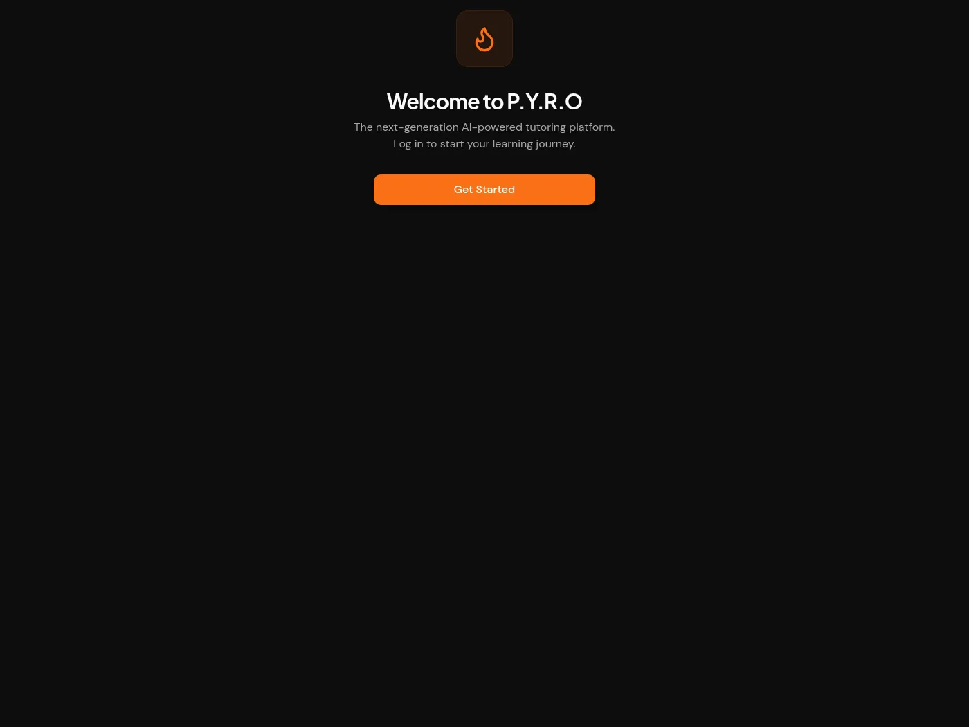 PYRO Tutoring Platform
