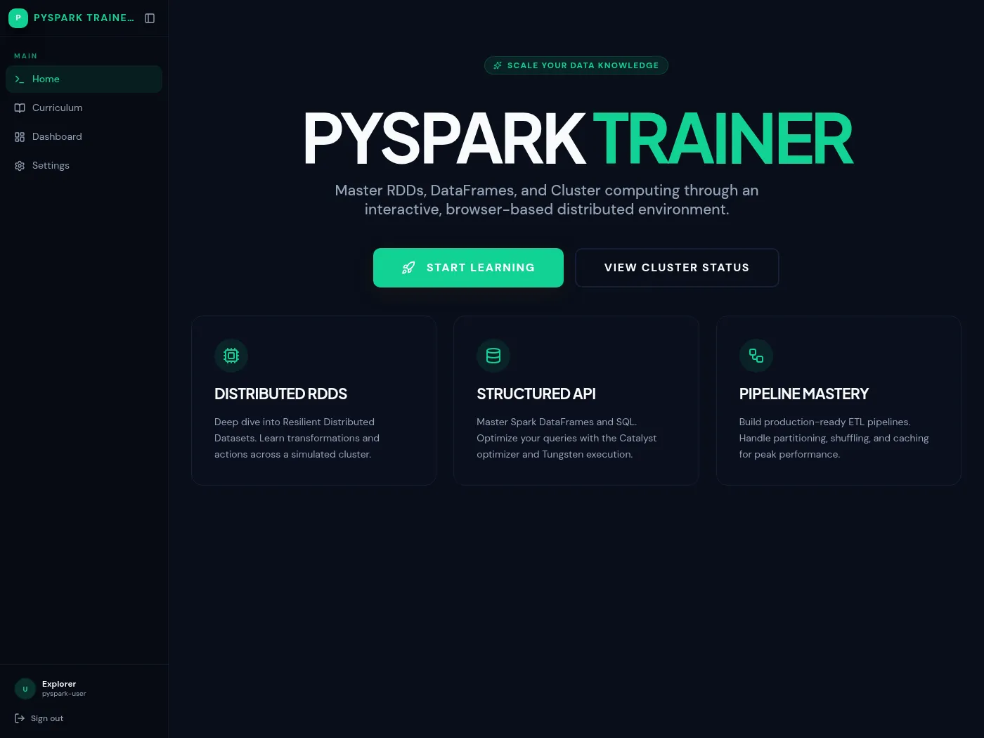 PySpark Trainer