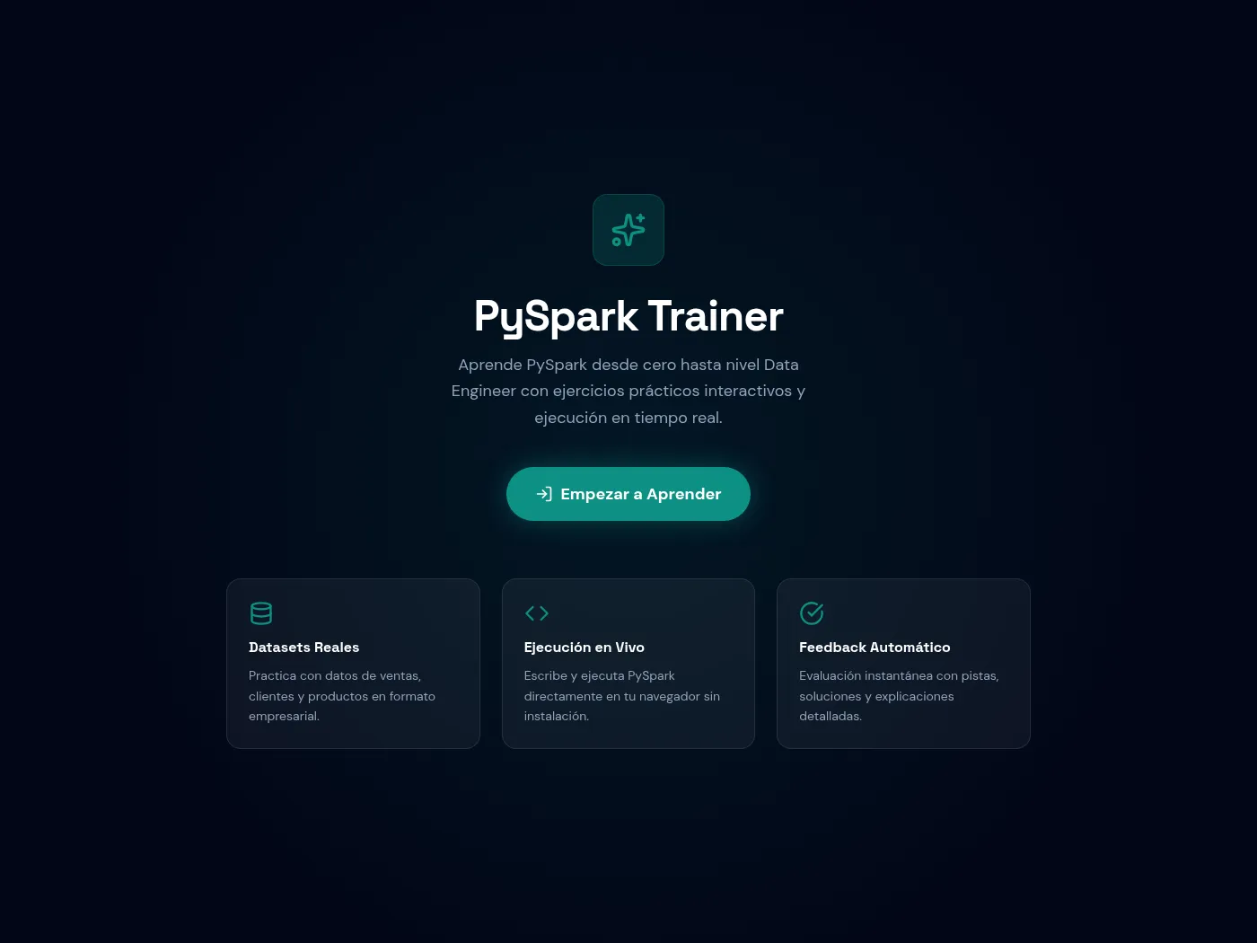 PySpark Trainer App