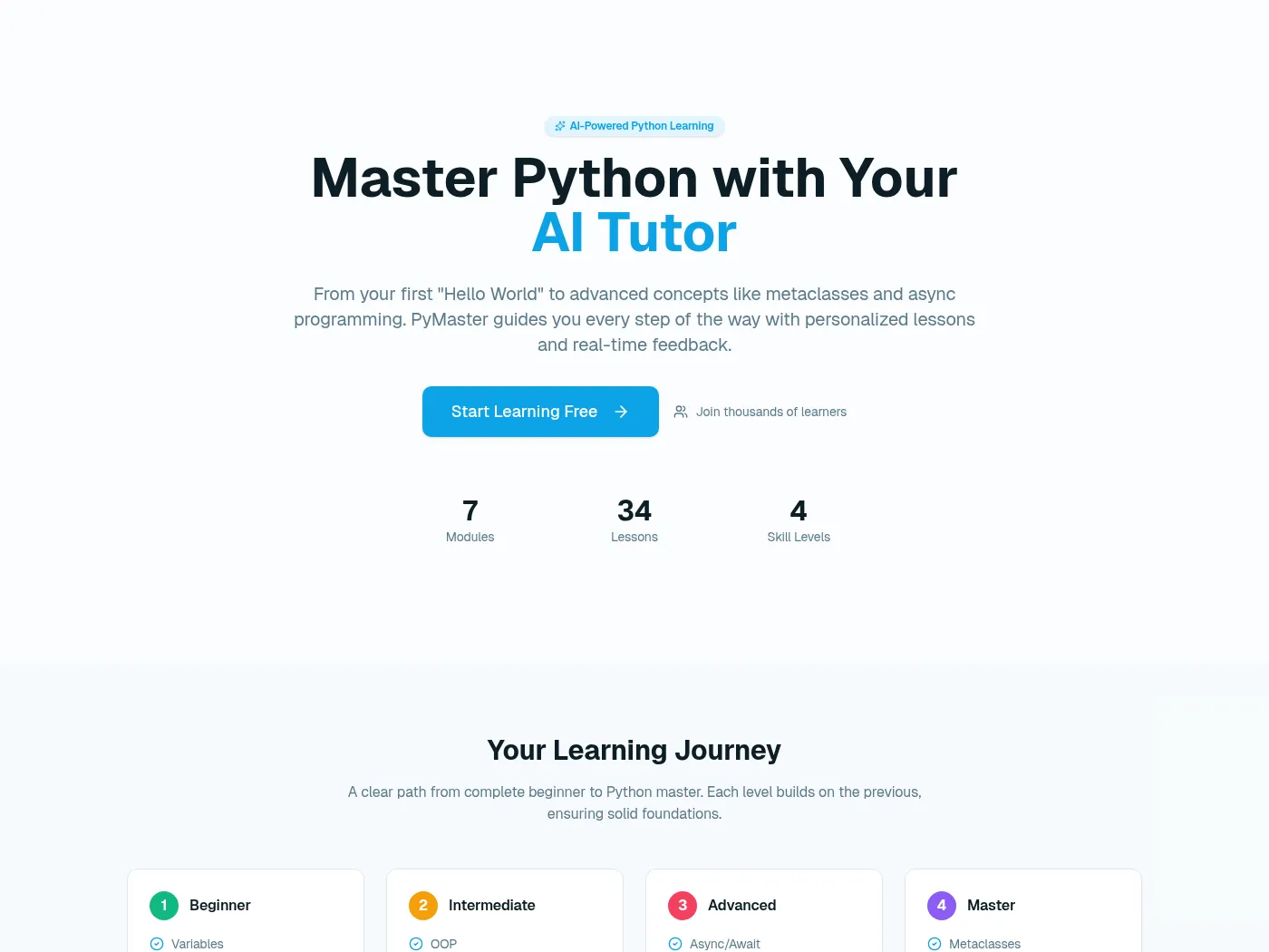 Python AI Tutor
