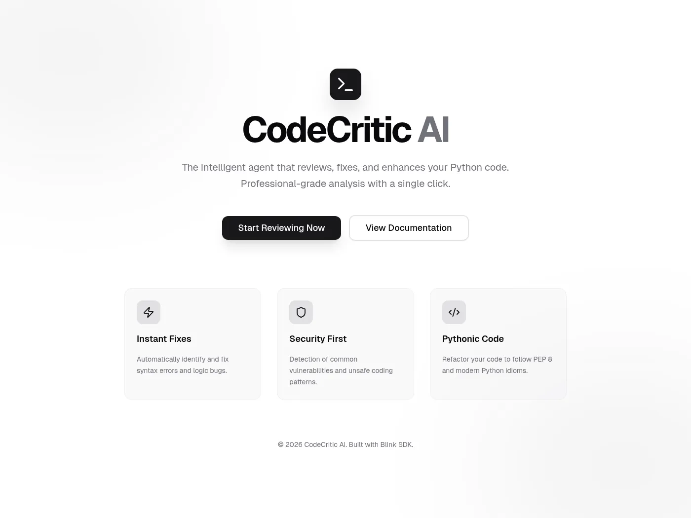 CodeCritic AI