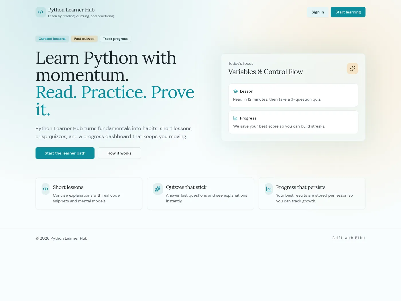 Python Learner Hub