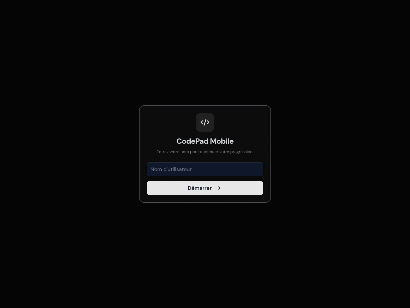 CodePad Mobile IDE