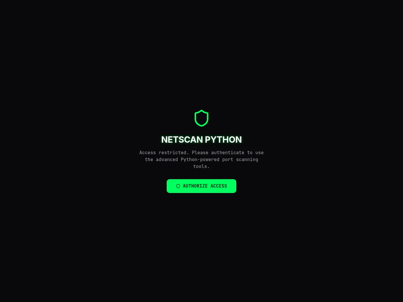 Python Port Scanner