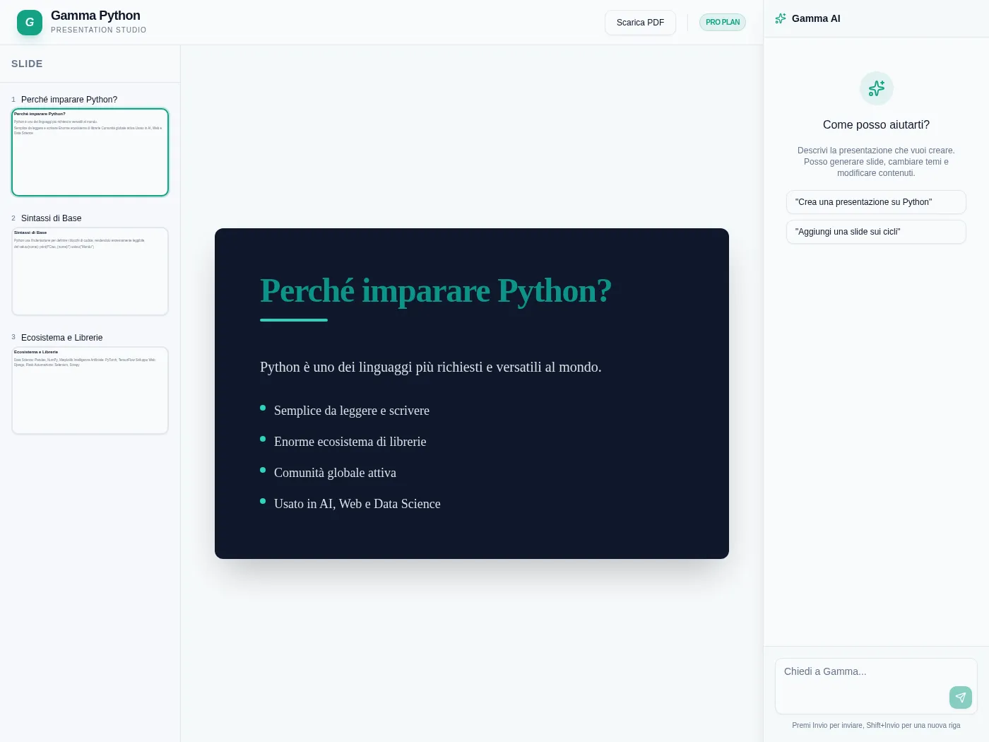 Python Slide Presentation