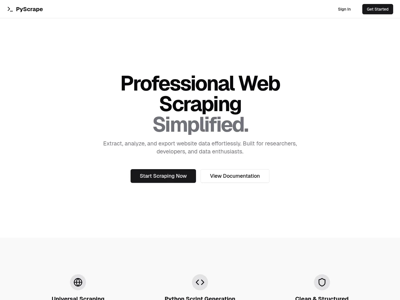 PyScrape Toolbox