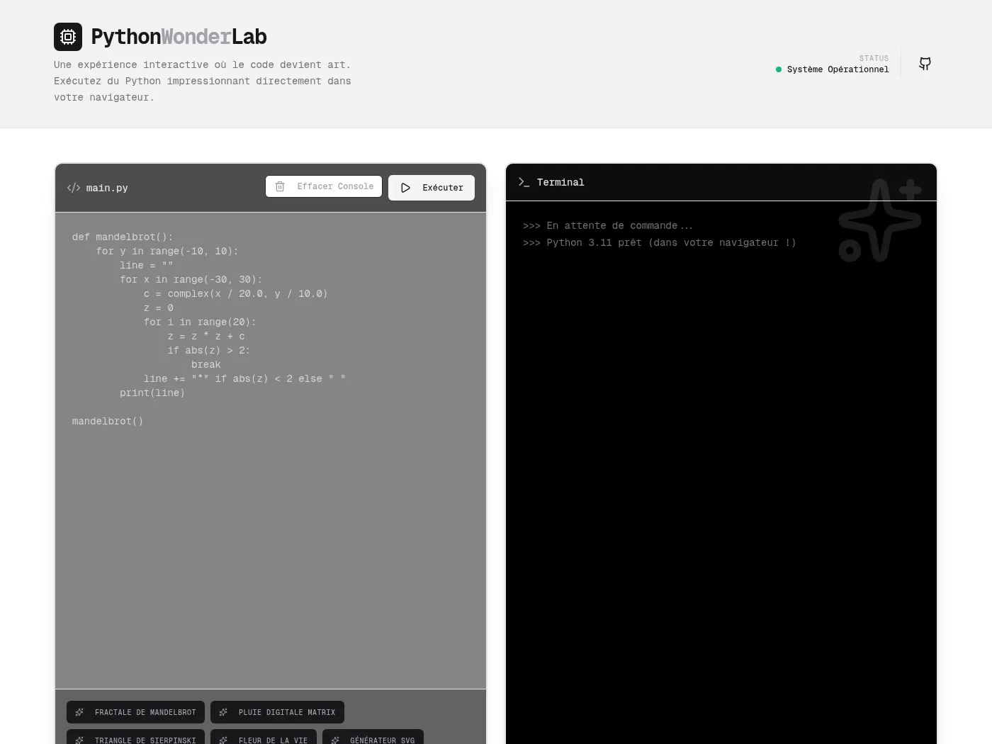 Python Wonder Code