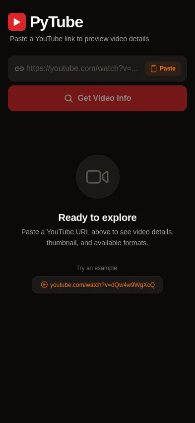 PyTube Video Downloader