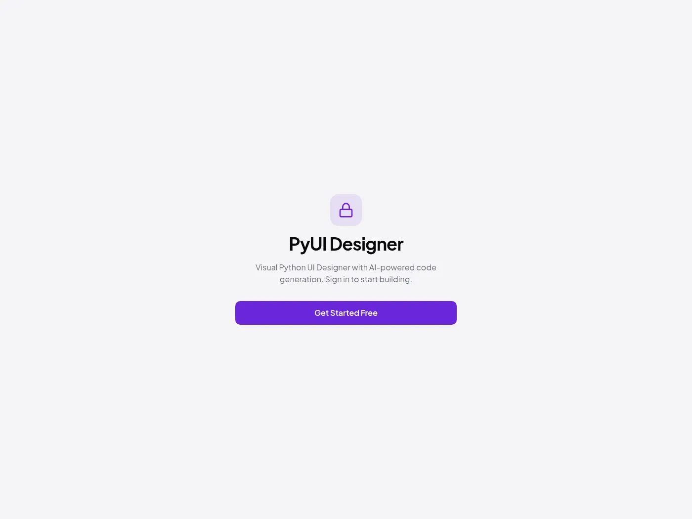 PyUI Code Designer