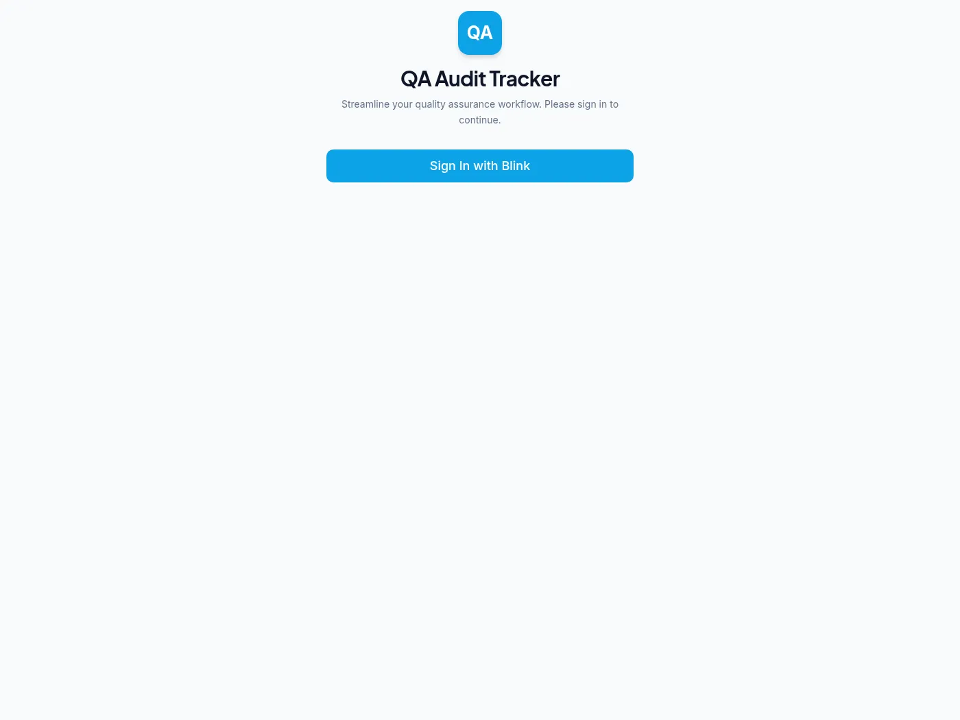 QA Audit Tracker