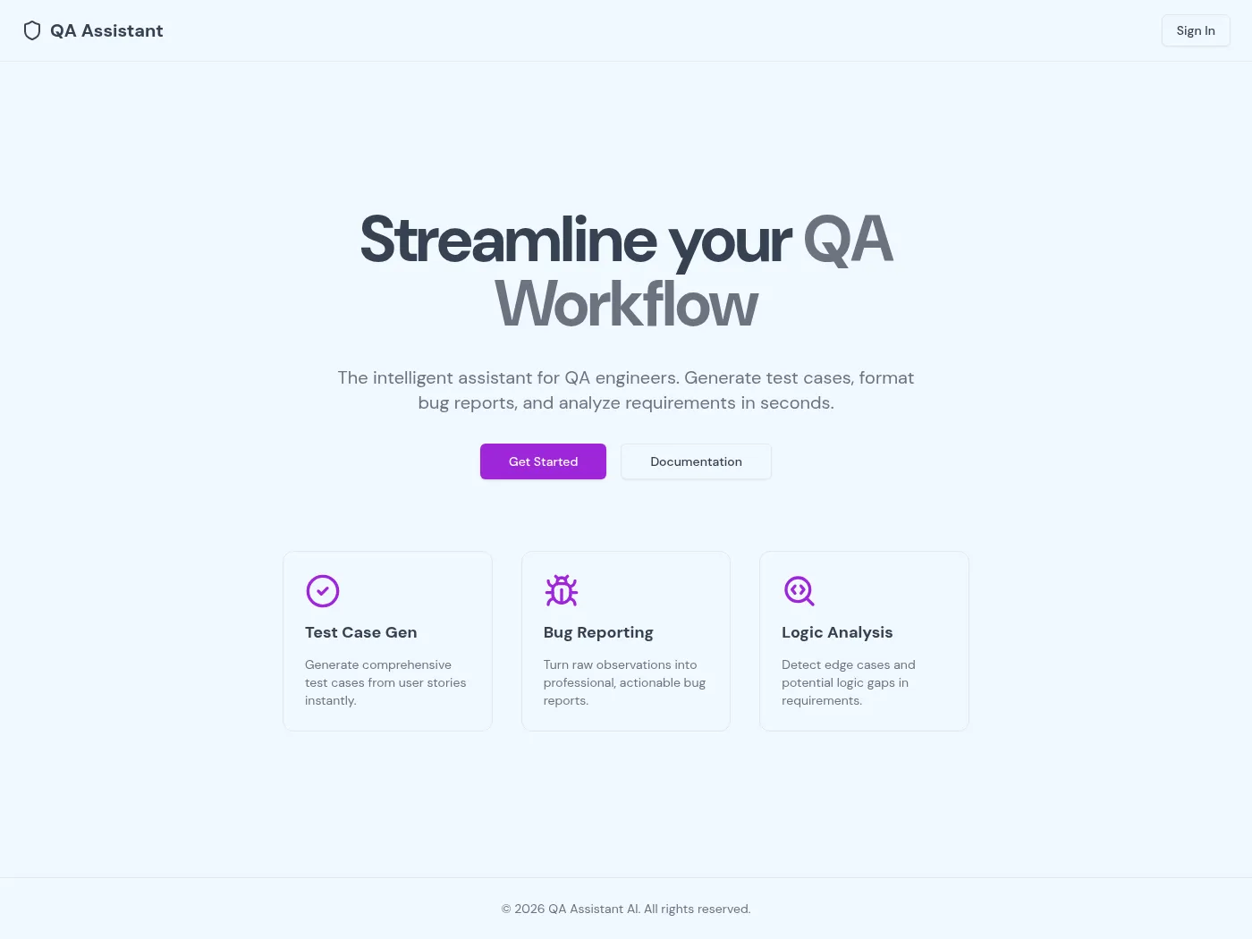 QA Helper Agent