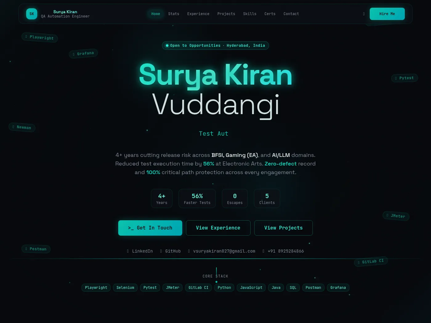 QA Motion Portfolio