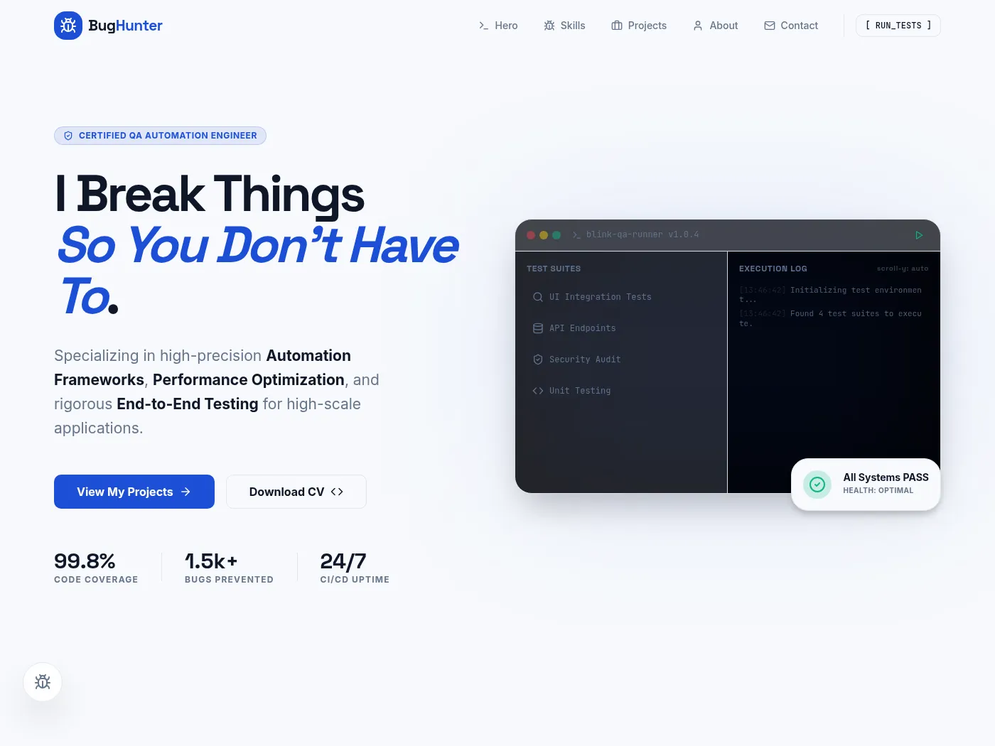 QA Engineer Portfolio