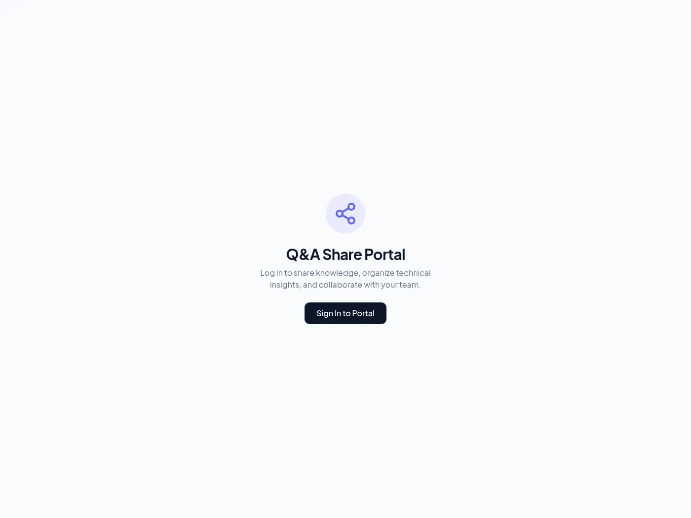 Q&A Share Portal