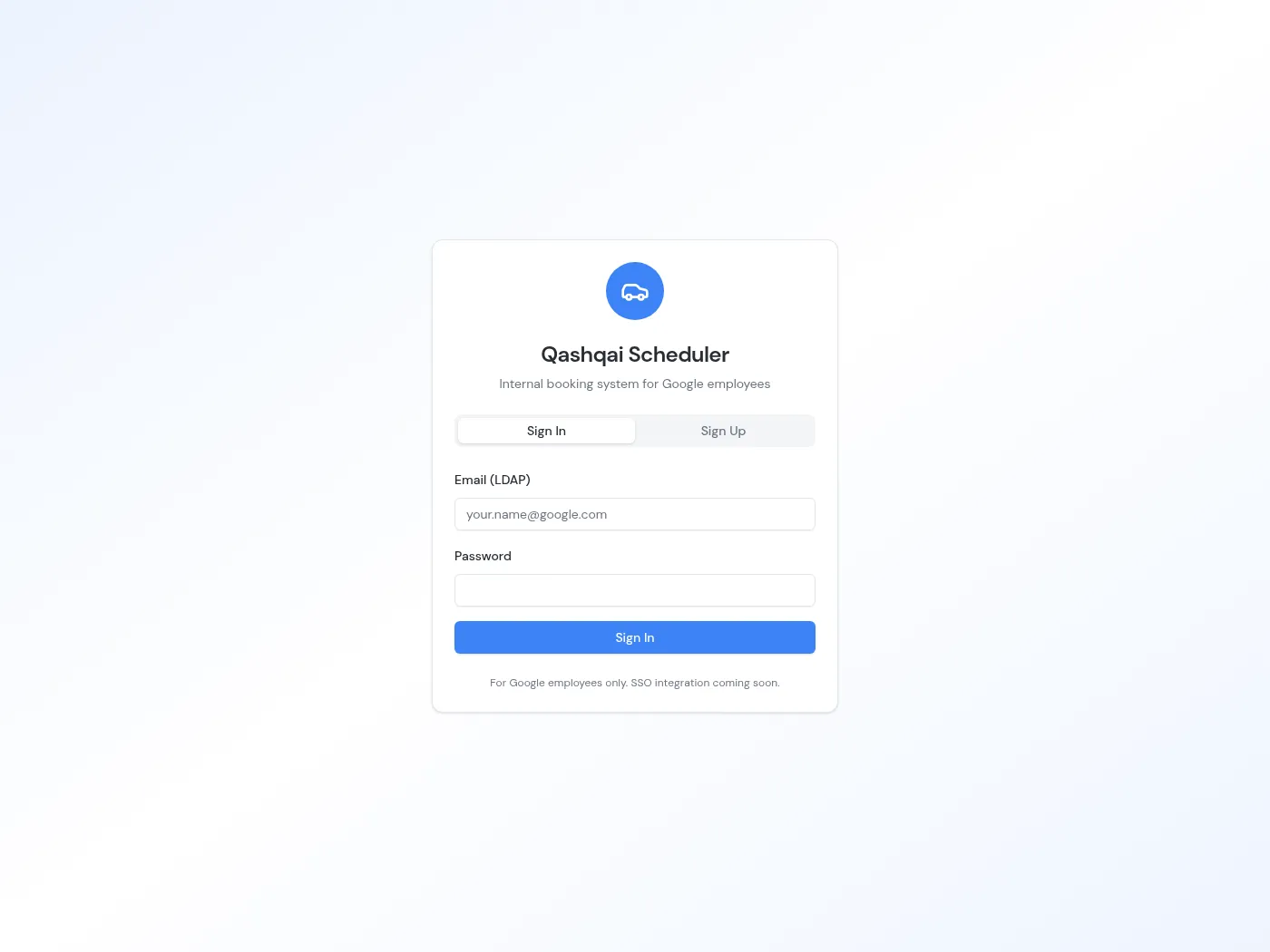 Qashqai Scheduler
