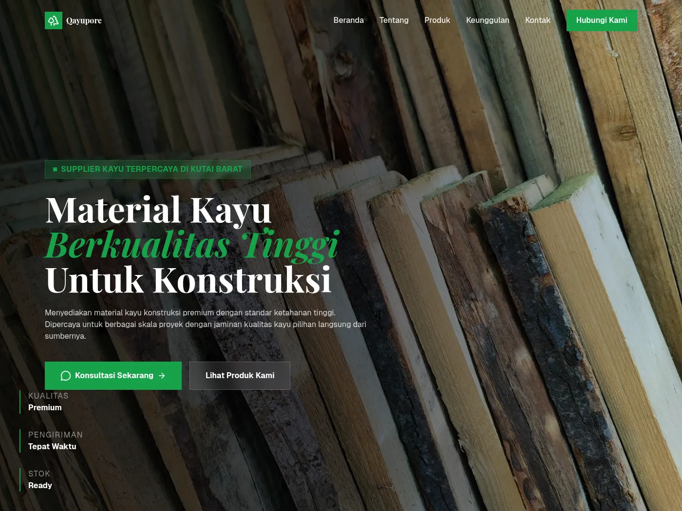 QayuPore Style Website