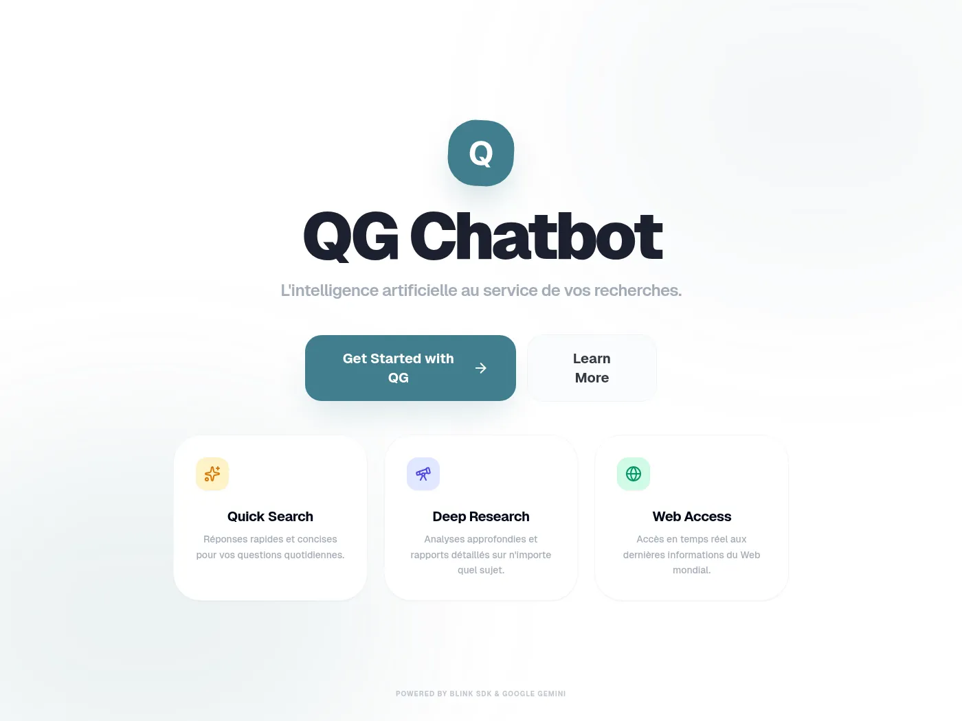 QG AI Chatbot