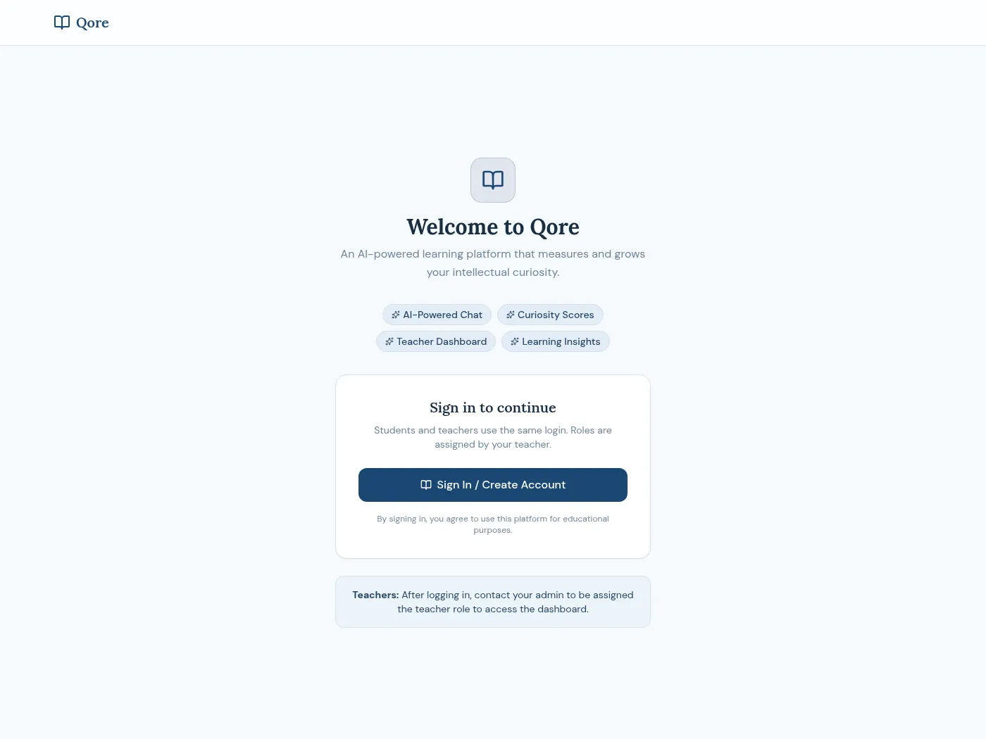 Qore Curiosity Platform