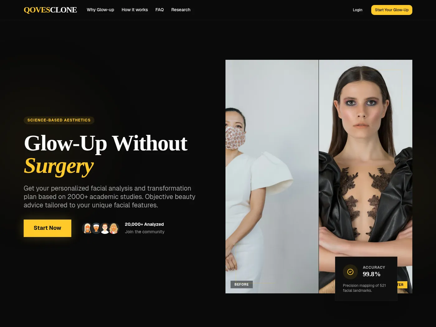 Qoves Clone Web App