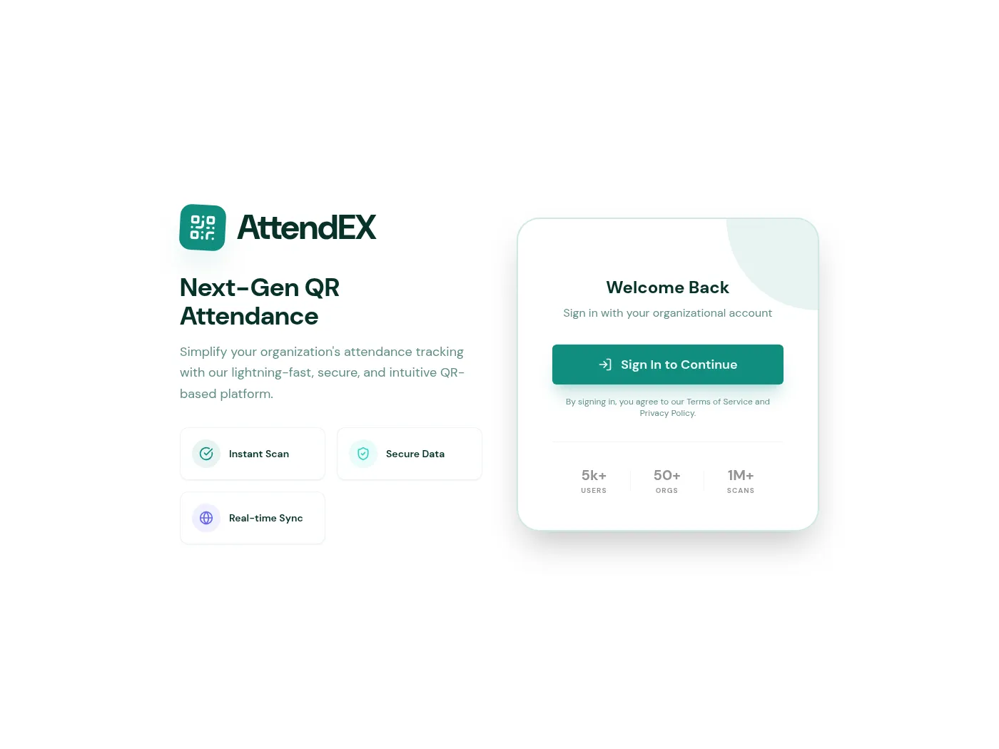 QR AttendEX