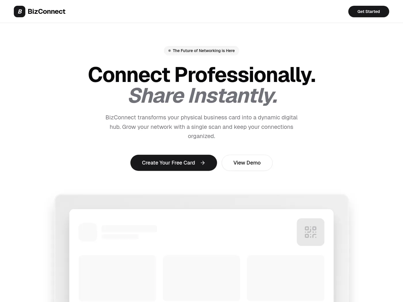 BizConnect QR Network