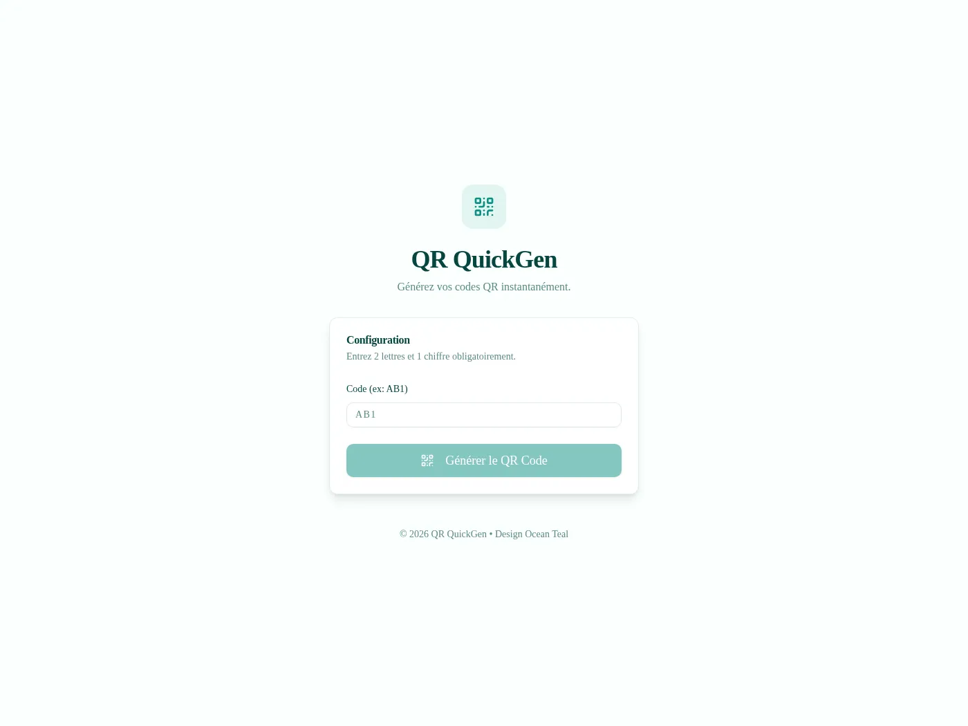 QR Code QuickGen