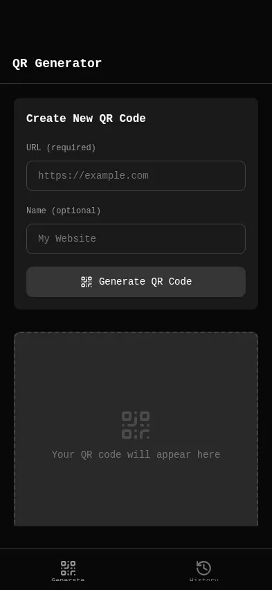 QR Code Maker App