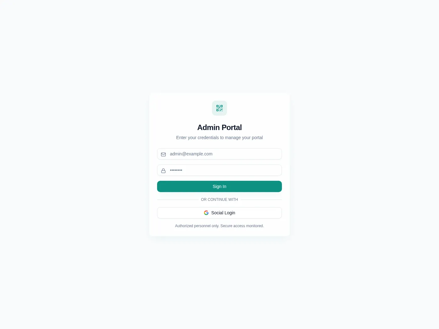 QR Customer Connect