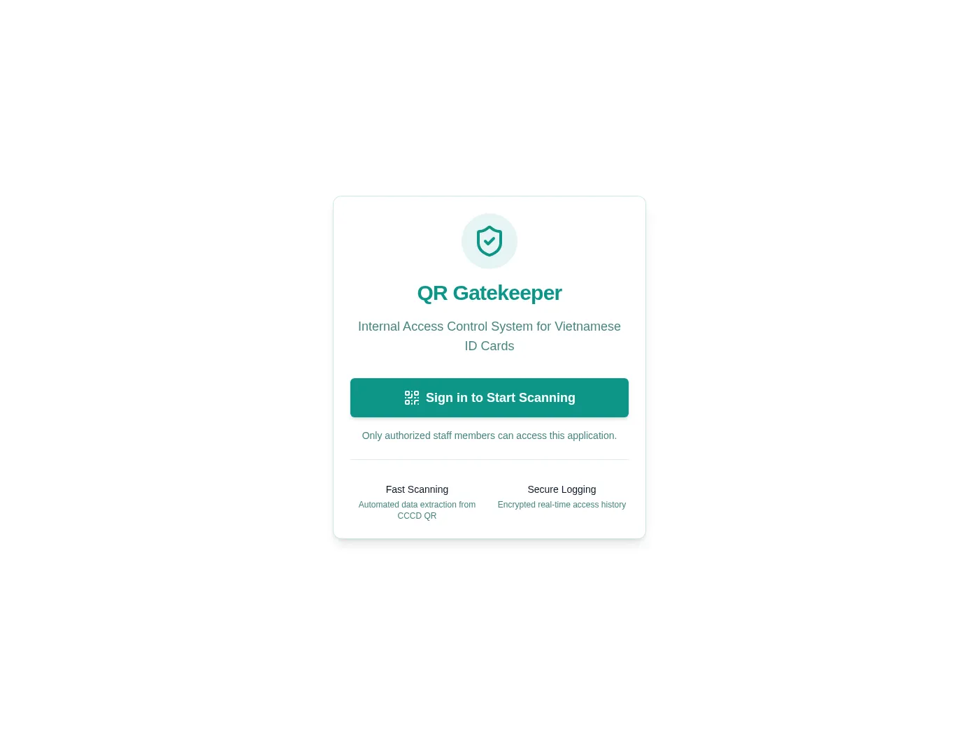 QR Gatekeeper