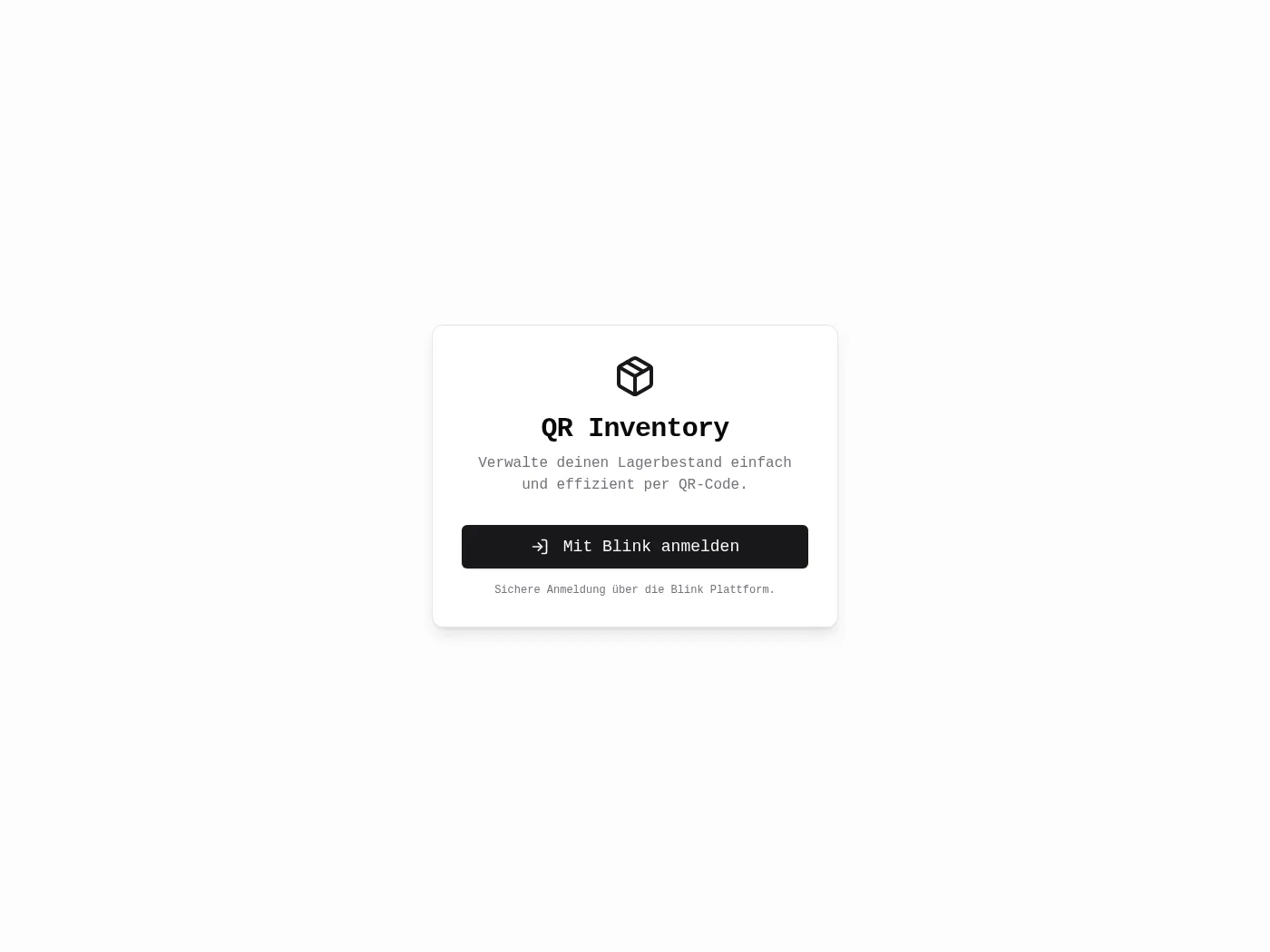 QR Inventory Tracker