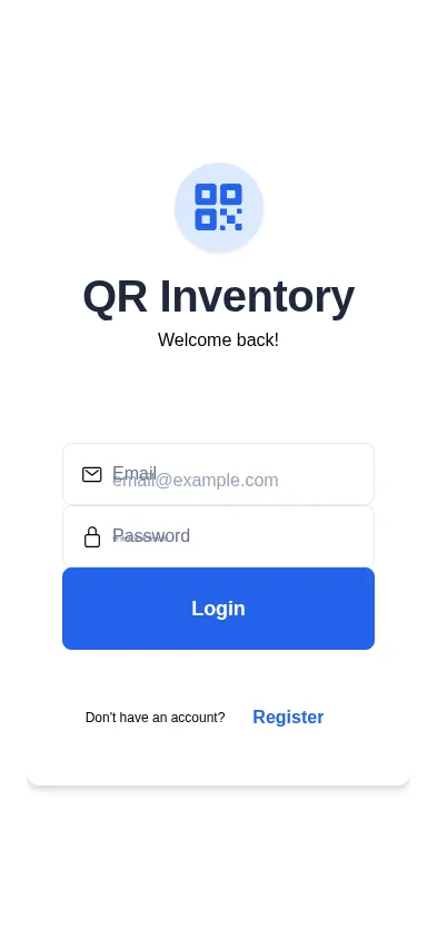 QR Inventory Manager