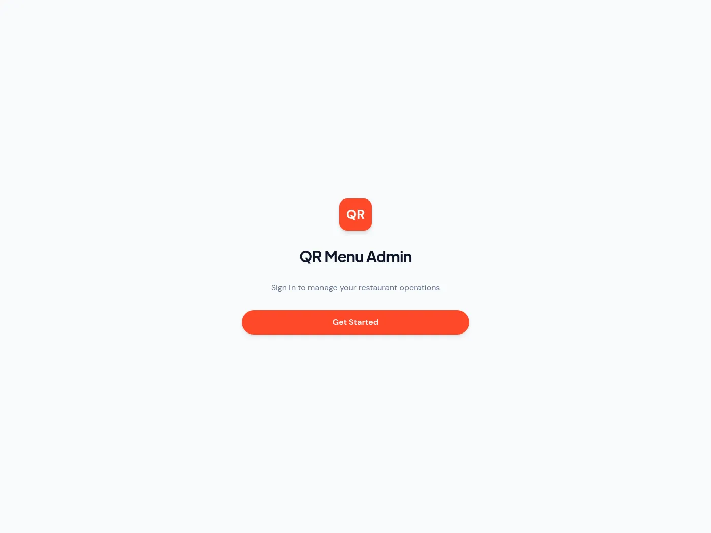 QR Menu Admin Suite