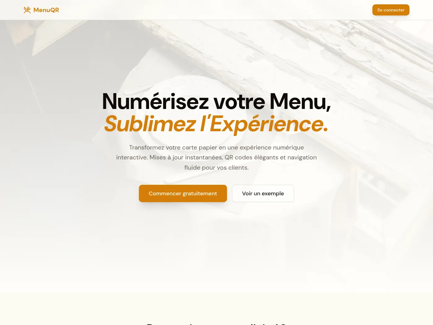 MenuQR Digitale