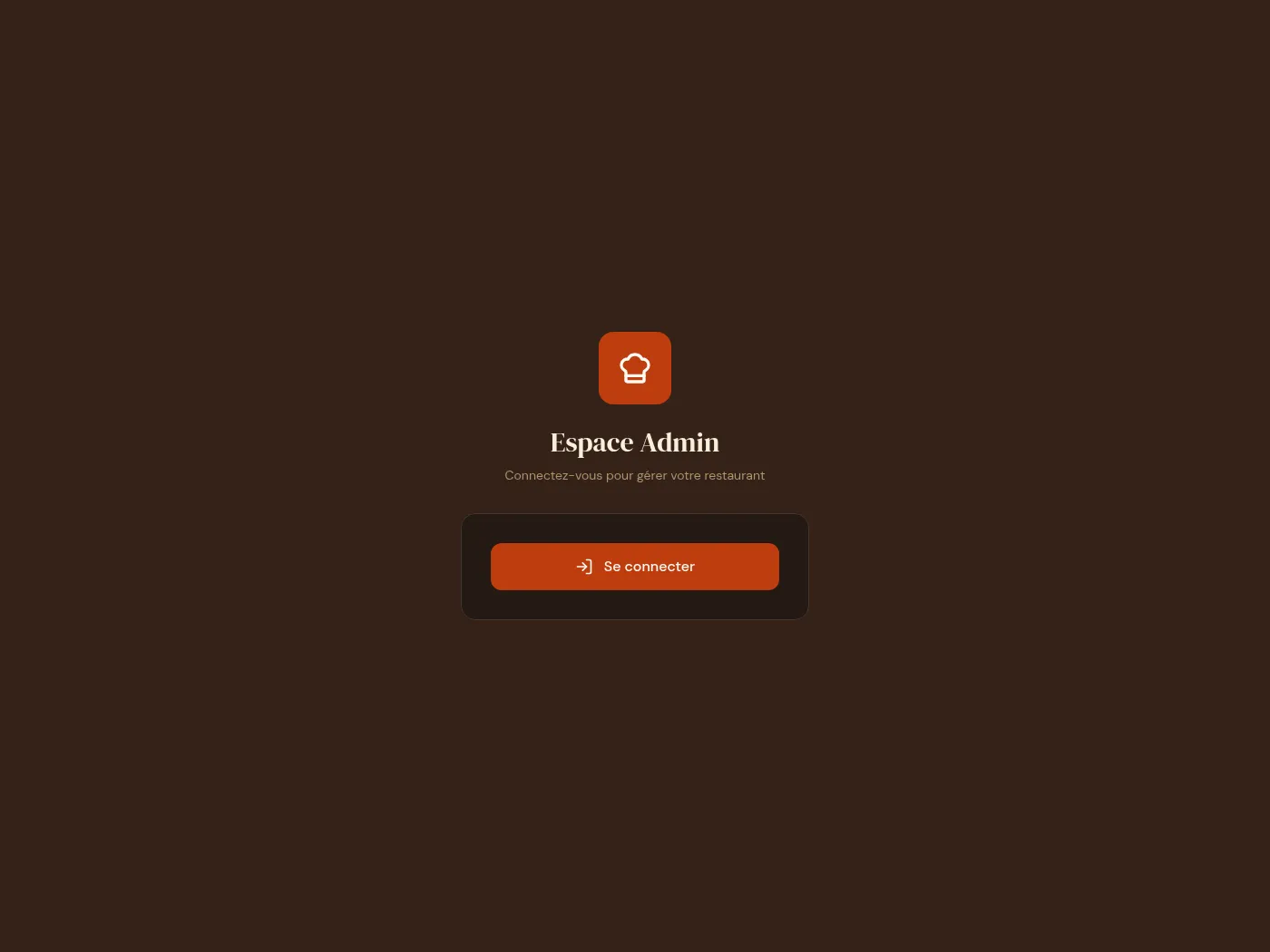 QR Menu Commander