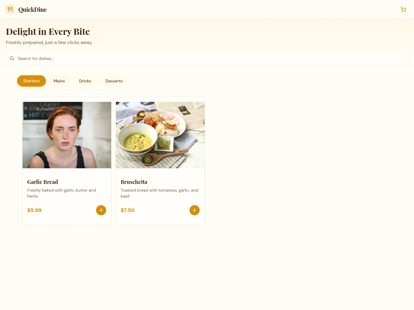 QuickDine QR Menu