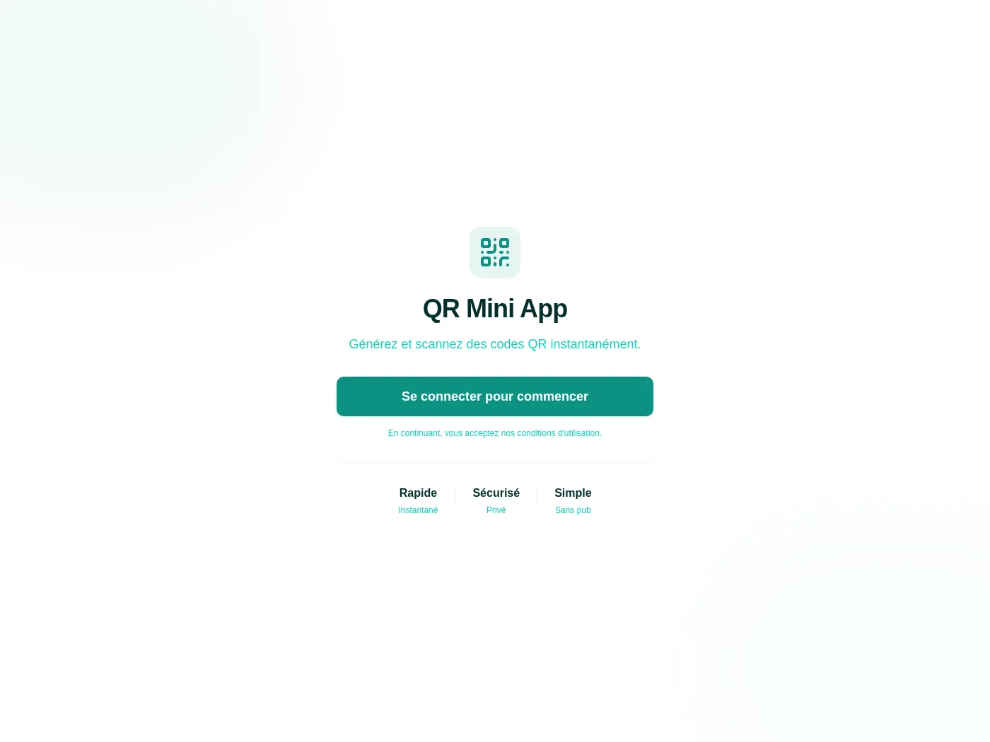 QR Mini App