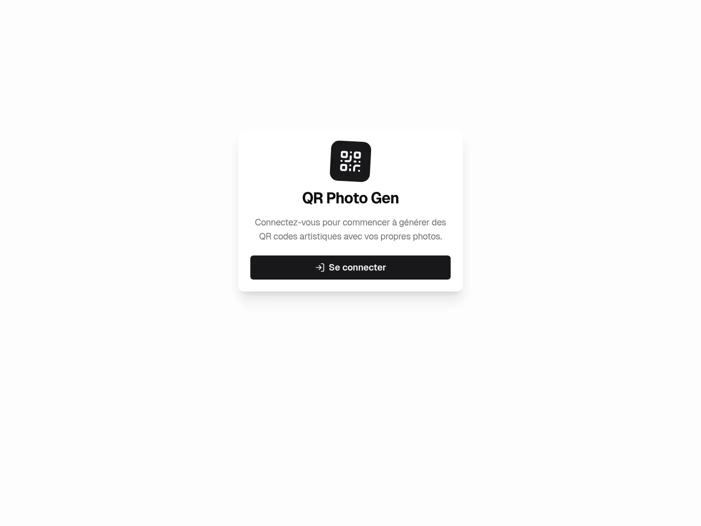 QR Photo Generator